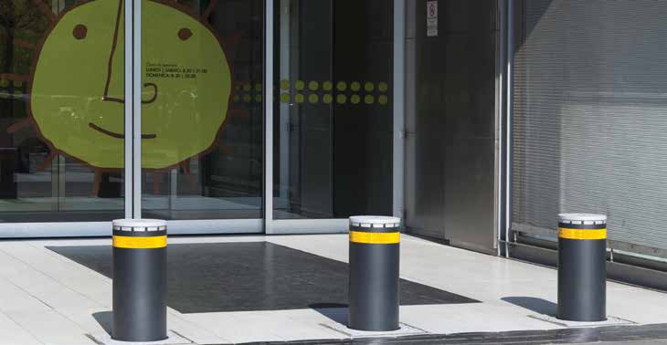 Pullert - Afspærring med pullerter giver høj sikring!